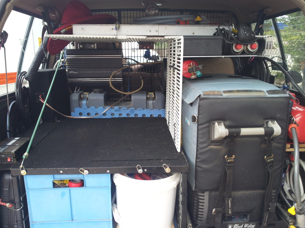 my storage setup | 4x4Earth