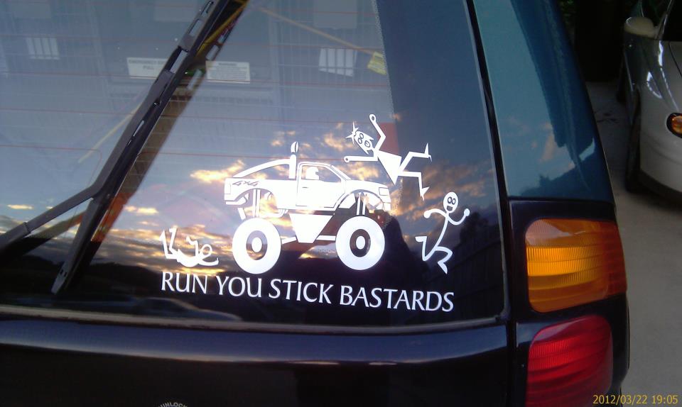 Funny Ebay 4WD stickers | 4x4Earth