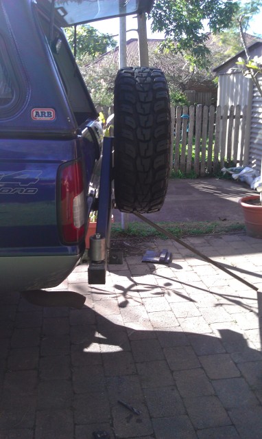 rear custom bar on a NP pajero | 4x4Earth
