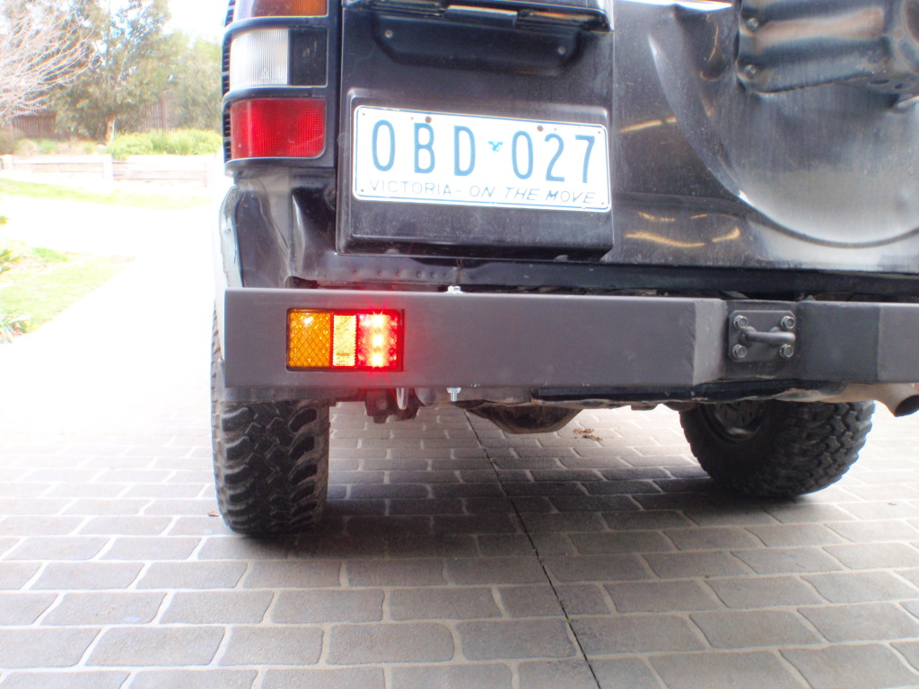 Pajero Custom Rear Bar | 4x4Earth