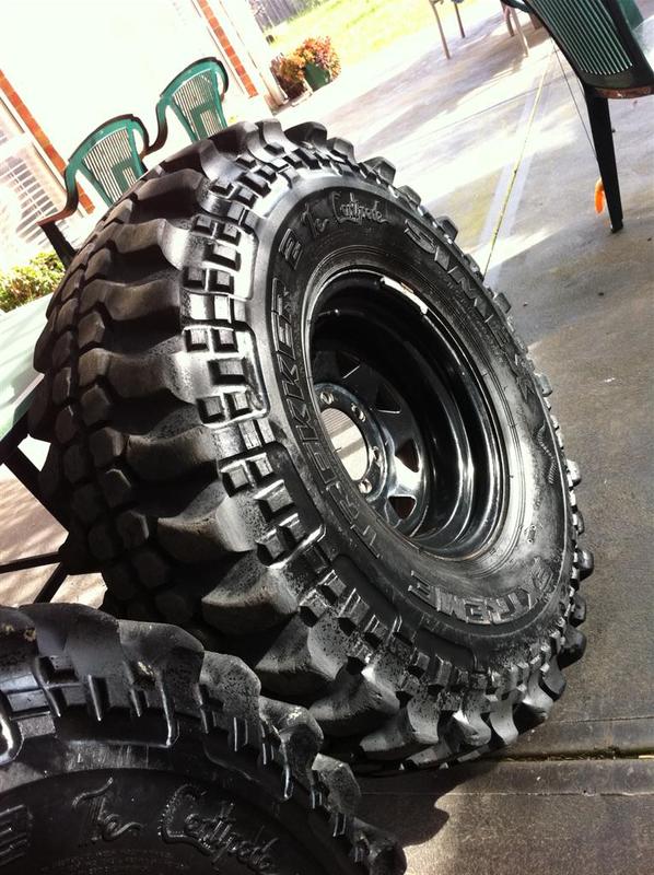 VIC : 4x Simex ET2 (Centipedes)35x11.5x15 on rims | 4x4Earth