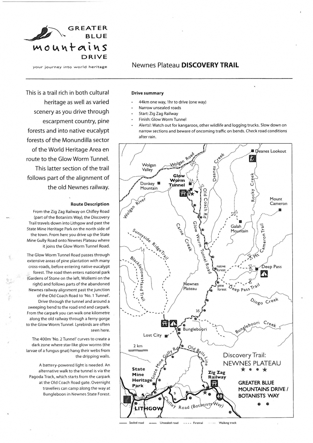 Zig Zag to Lithgow the long way